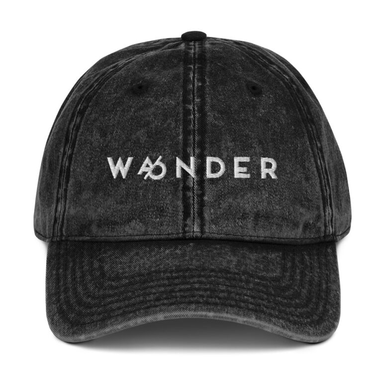 WA/ONDER | Wander | Wonder | Vintage Cotton Twill Cap – Carlie J Design